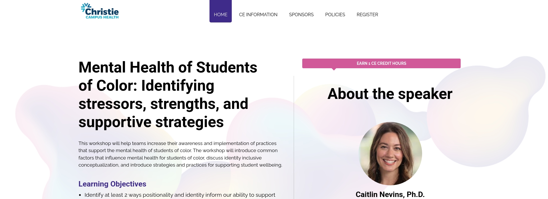Mental Health of Students of Color: Identifying stressors, strengths ...